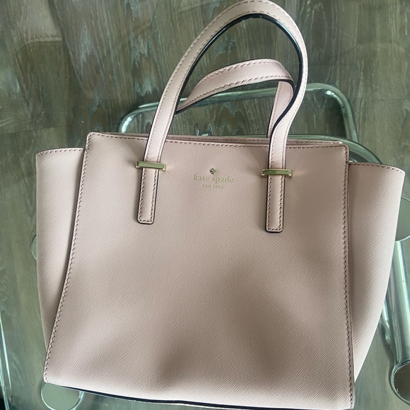 kate spade | Bags | Kate Spade Cedar Street Hayden Leather Satchel Pink ...